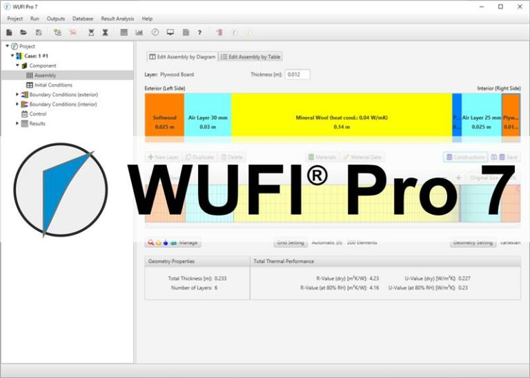 Software for calculating the coupled heat and moisture transfer in ...